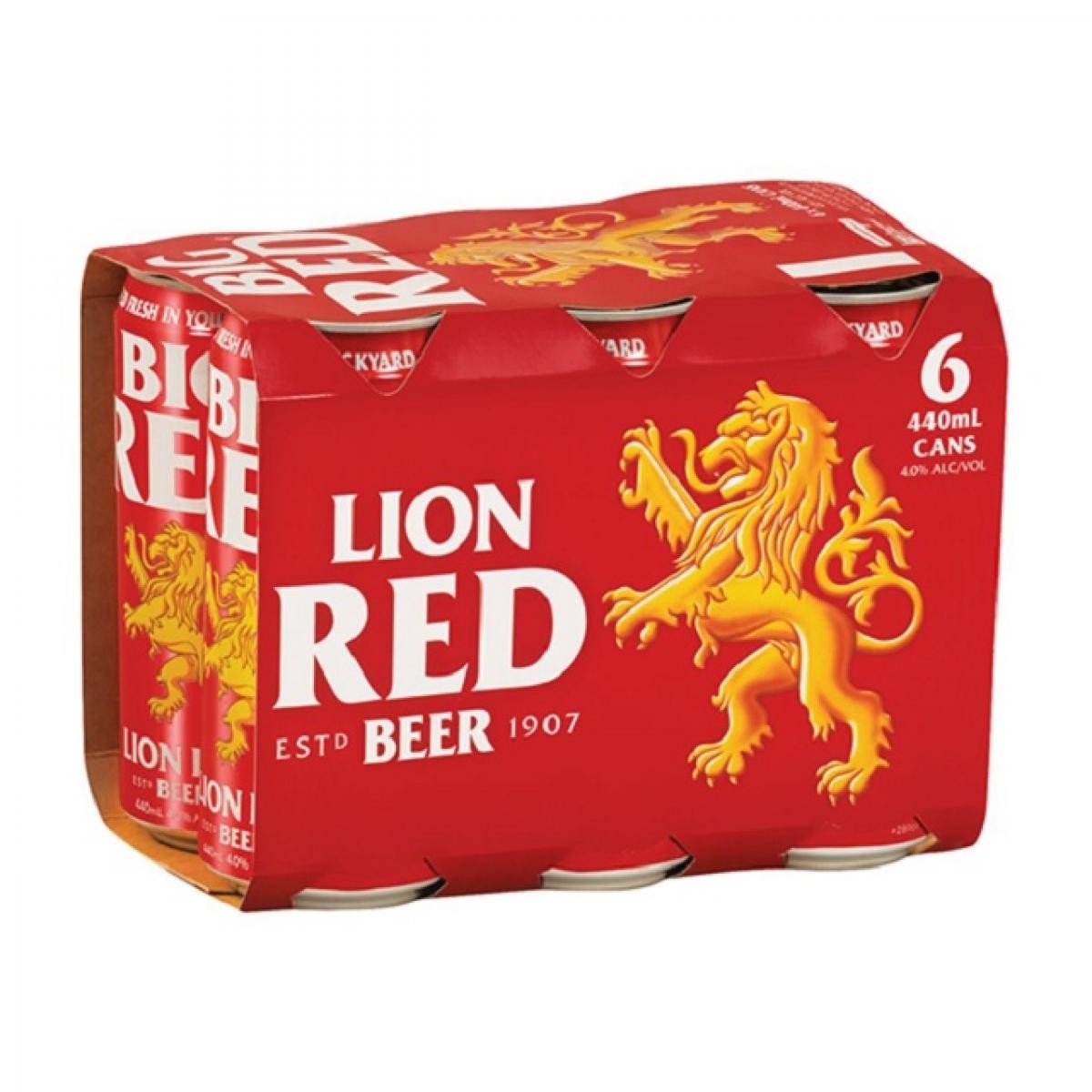 Lion Red 6pk 440ml Cans – Thirsty Liquor Chapel Park